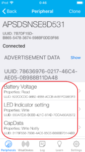 スマートフォンアプリLightBlueを使用したADBLE01Pの操作方法 | アップサイド株式会社